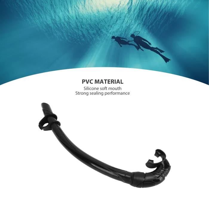 LAI Tuba de plongée PVC Tube de plongée avec embout confortable pour la ...