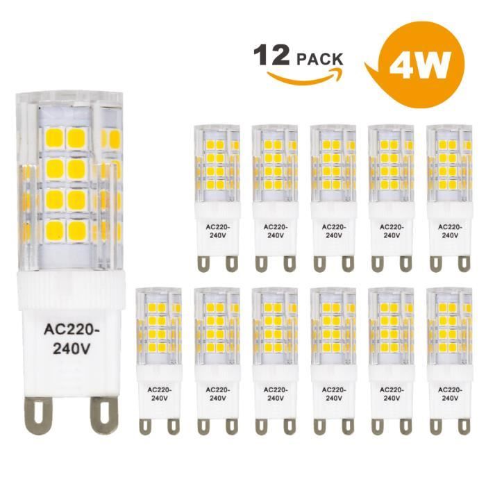 Standard Ampoule LED G9 GU9 4W 350Lm Economique Remplace Ampoule ...