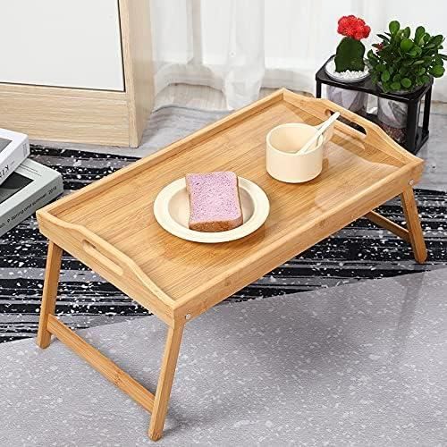 Plateau De Lit En Bambou Avec Pieds Pliants,Plateau De Service Pour Le ...