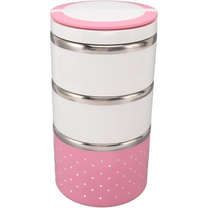 Boîte À Déjeuner, Boîte À Déjeuner Isolée Empilable En Acier Inoxydable ...