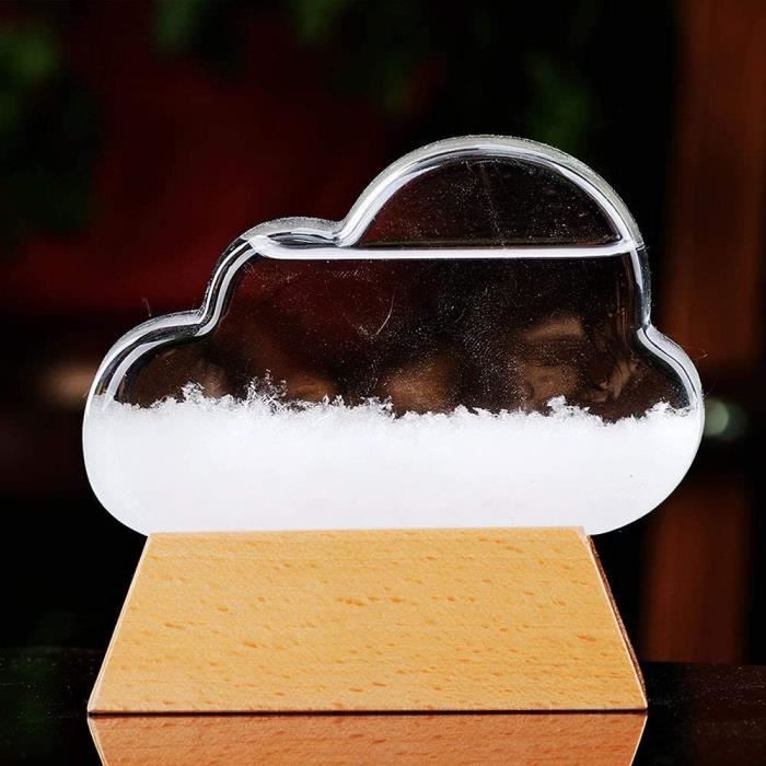 Station Météo En Verre, Tempête En Verre Pour Prévisions Météo, Nuages ... Station Météo En Verre, Tempête En Verre Pour Prévisions Météo, Nuages ...