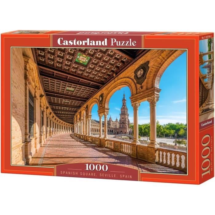 Puzzle 1000 Pièces - Castorland - Place D'Espagne, Séville, Espagne ...
