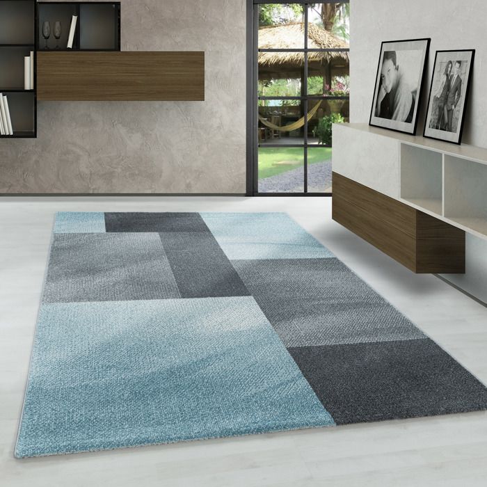 Tapis Salon Bleu