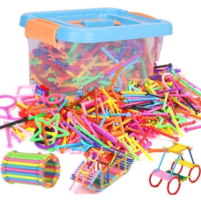 300 Pièces Bloc Jeu de Construction Magnétique DIY Mosaïque Jouet ...
