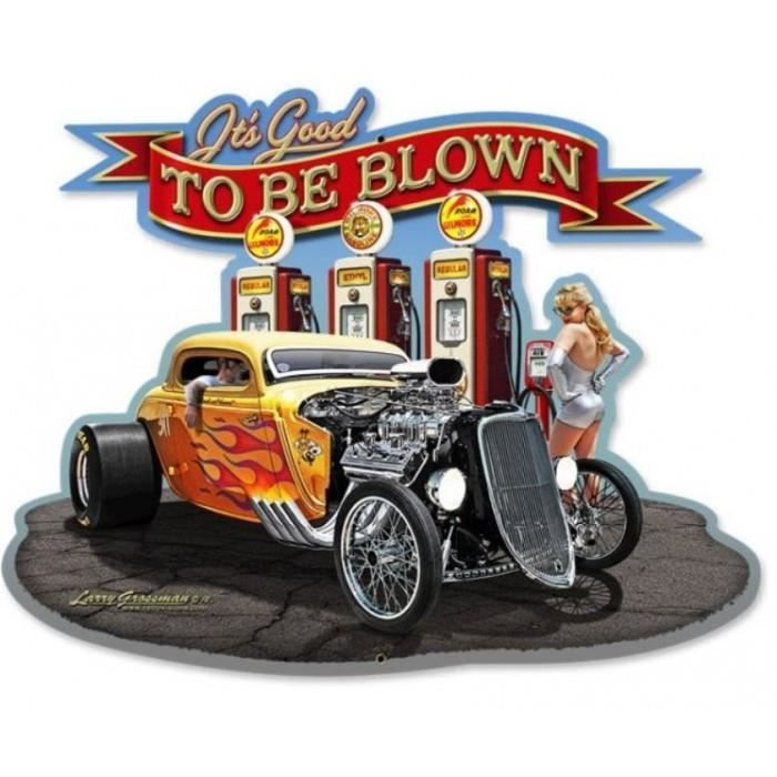 Plaque publicitaire - Hot Rod - Flamme - Métal - Vintage - 44 x 34 cm ...
