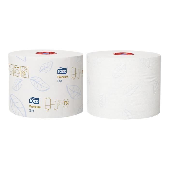 Tork Premium Compact T6 Papier toilette 303 g rouleau 90 m blanc pour P ...