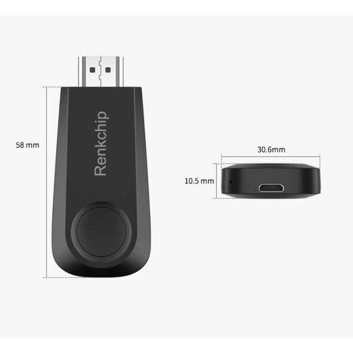 Récepteur-décodeur,dongle partage d'écran anycast 1080P, compatible ...