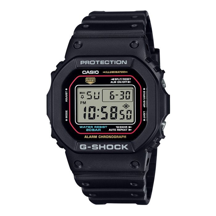 Montre - Casio - DW-5600RL-1ER - Noir Plastique - Résistant à l'eau 20 ...