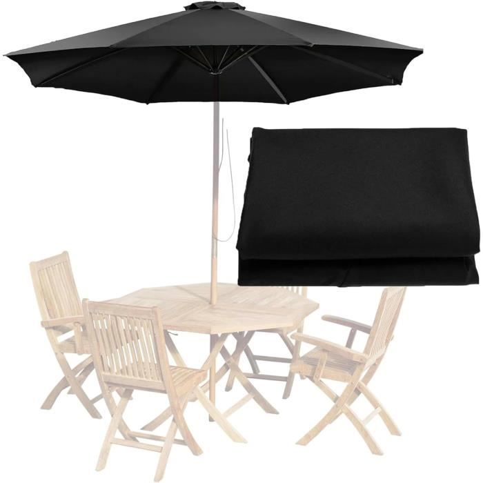 Toile De Rechange Pour Parasol Rond 3M 6 Baleines-8 Baleines Housse De Rechange De Parapluie ...