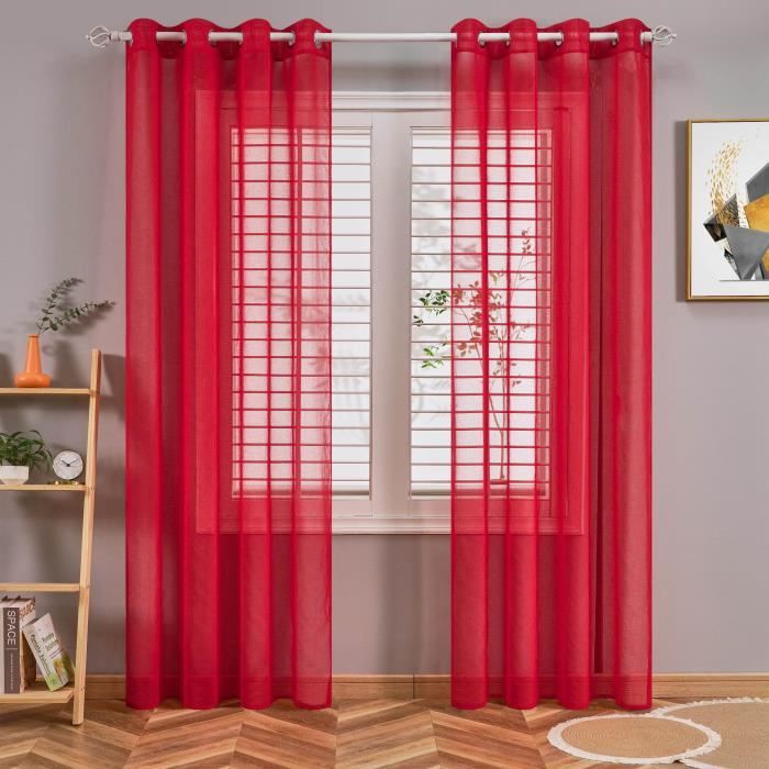 Photophore - Lanterne A Bougie EJUVP Plain Voile Curtain Sheer Curtains ...