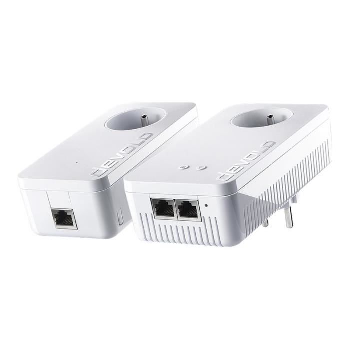Devolo dLAN 1200+ WiFi ac Starter Kit pont GigE, HomePlug AV (HPAV) 802 ...