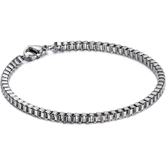 Gourmette Cubaine Homme, Idées Cadeaux Hommes Facile Acier Inoxydable ...