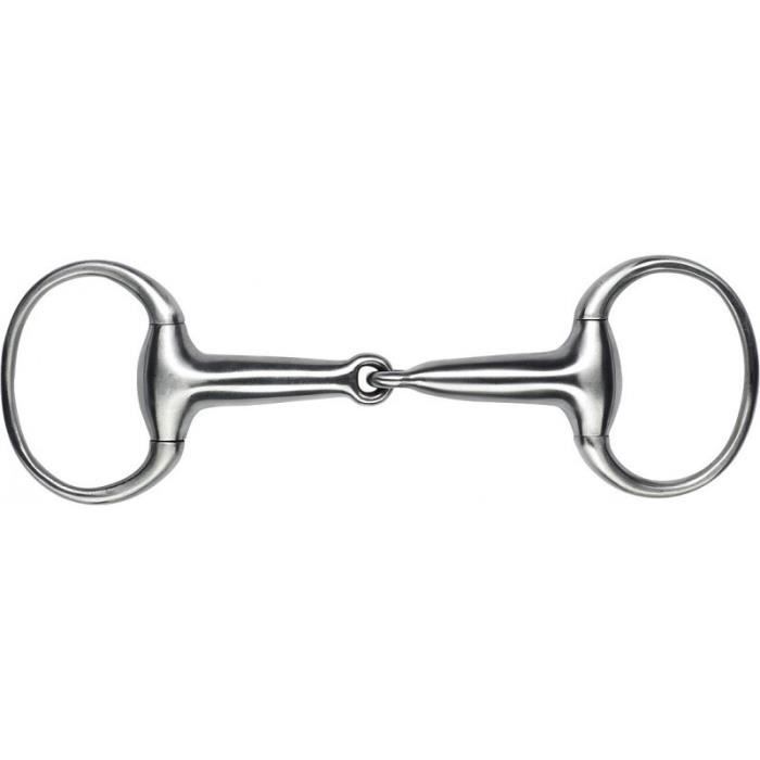 Anneaux de mors à olive en inox satin pour cheval Feeling - argenté ...