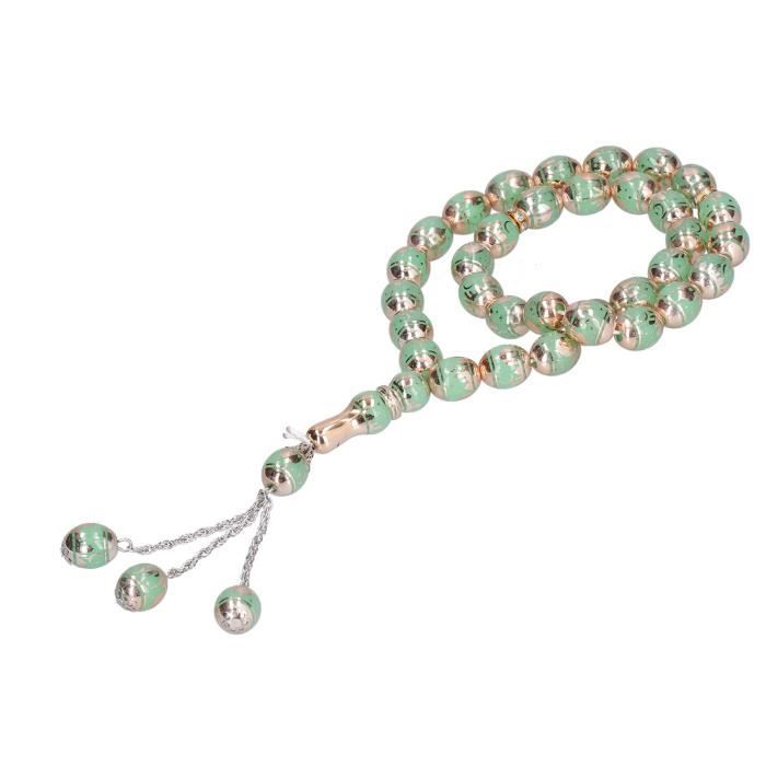 Garosa chapelet musulman Perles de prière musulmanes couleurs vives ...