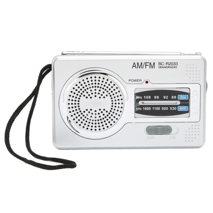 Minifinker Mini radio AM/FM Radio AM/FM Portable Mini Radio de Poche ...