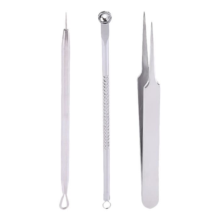 1 Set Pimple Pim Blackhead Remover Aiguilles à double extrémité pour l ...