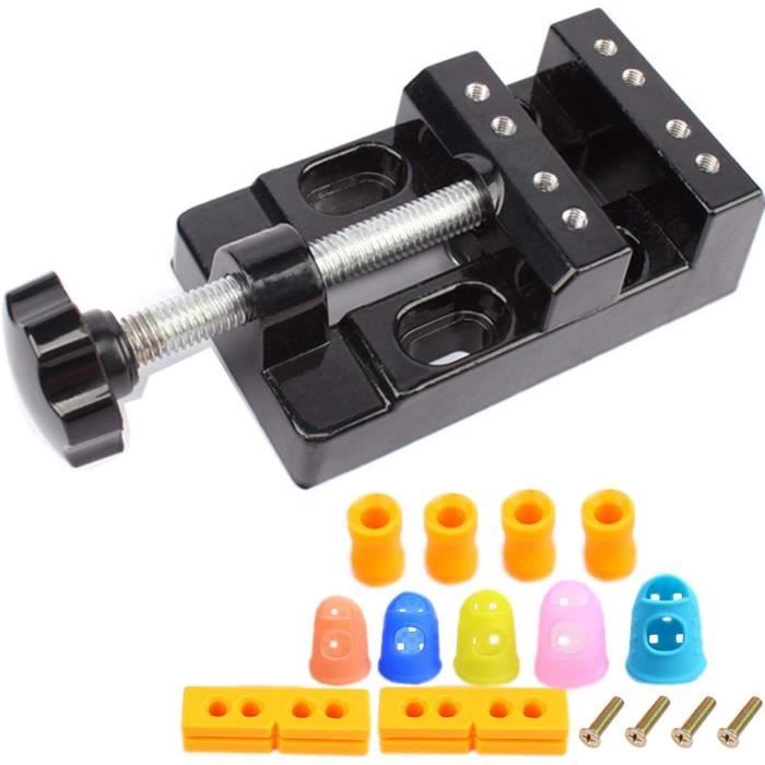 Etau de Table Mini 16PCS Universal Etau Etabli 57mm Etau Plat Perceuse ...