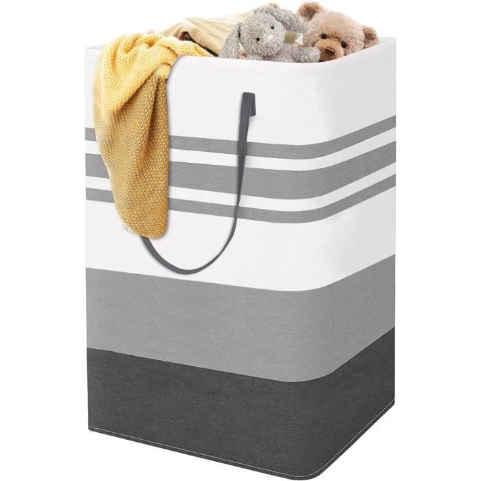 Grand Panier À Linge De 75 L Avec Poignées, Panier À Linge Naturel ...
