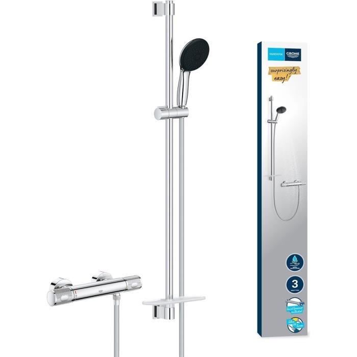 GROHE Precision Feel Mitigeur Thermostatique Douche, Ensemble de Douche ...