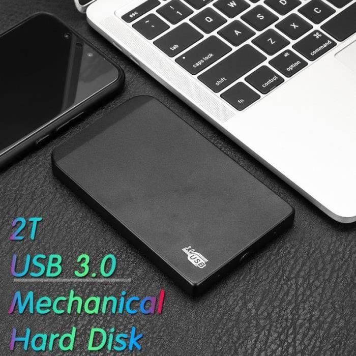 DISQUE DUR EXTERNE 2To Disque Dur Externe Portable USB 30 Ultra-Mince ...