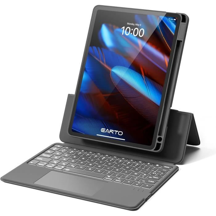 Clavier Ipad Air 5, Ipad Pro 11 Clavier Avec Trackpad, Mode Horizontal ...