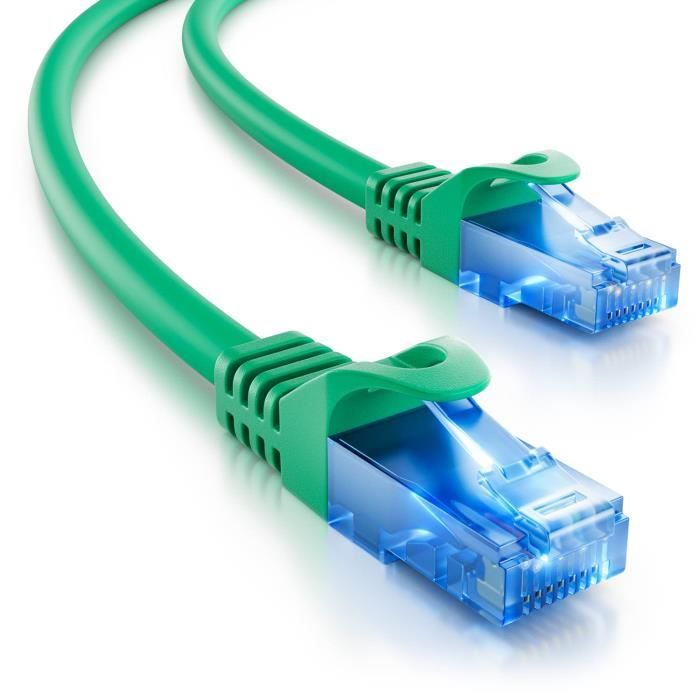 10M Câble Réseau Ethernet Lan Gigabit Cat.6 Câble Rj45 Cat6 Compatible ...