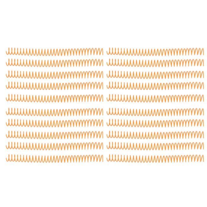 VBESTLIFE Bobines de reliure spirale en plastique Rouleaux de reliure à ...