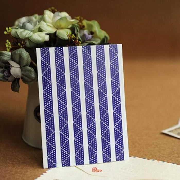 PD06352-Lot de 390 autocollants en papier à coins opaques en dentelle ...