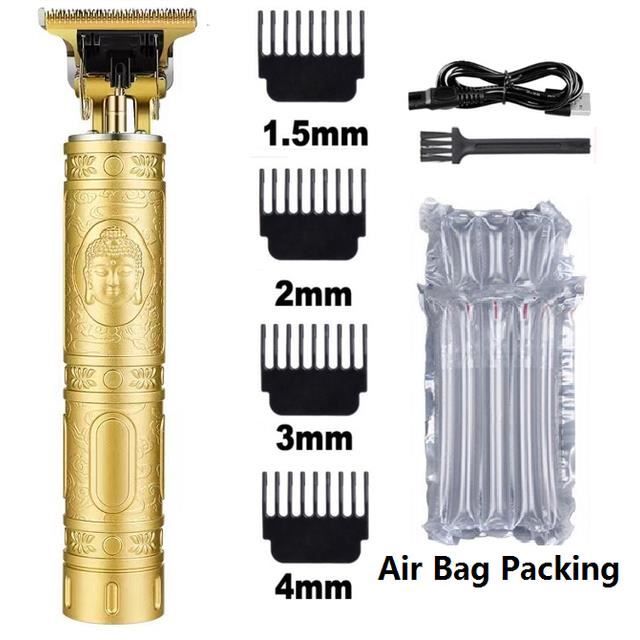 TONDEUSE CHEVEUX,Gold Buddha--Tondeuse À Cheveux Professionnelle T9 0mm Pour Hommes, Rasoir ...