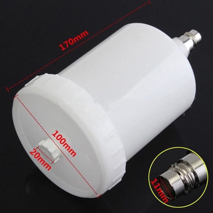 600 ml 18 cm x 10 cm en plastique Hvlp Pots de peinture pour ...