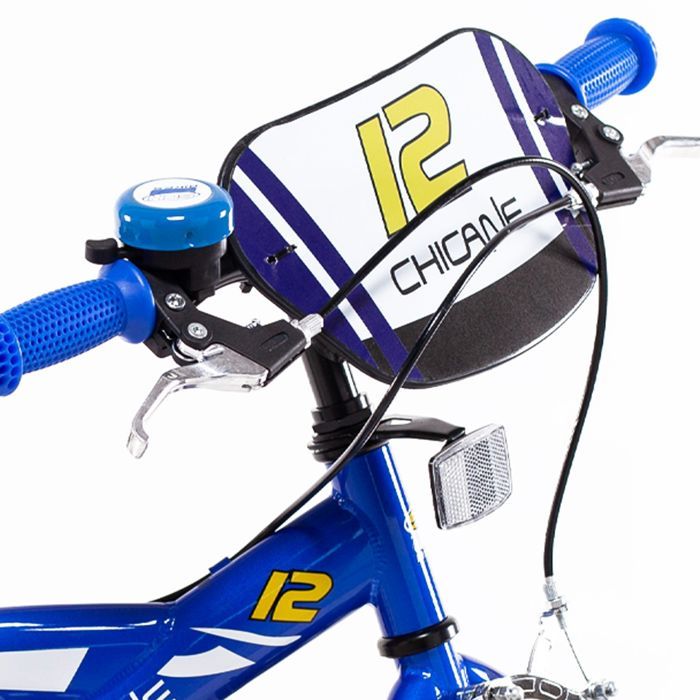 SCH CHICANE 12", vélo enfant, de 3 à 5 ans, de 85 à 105 cm, sonnette et ...