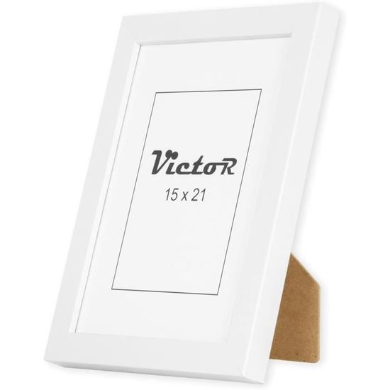 Cadre Photo Nolde Blanc en 15x21 cm (A5) - Baguette: 11x13mm - Cadre A5 ...