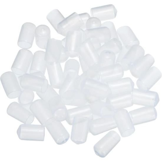 Lot De 50 Embouts En Caoutchouc Vinyle Pvc, 12 Mm, Cache-Filetage ...