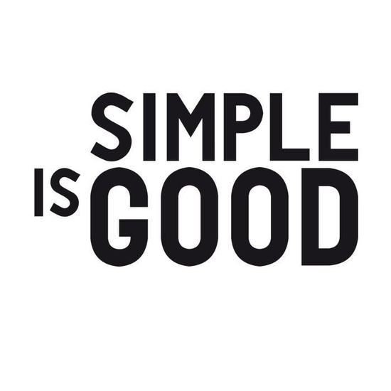 Stickers adhésif mural Simple is good - 55x30cm - Cdiscount Maison
