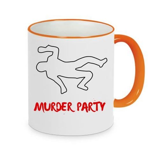 Mug - Céramique - Orange LMK MURDER PARTY HUMOUR - Cdiscount Maison