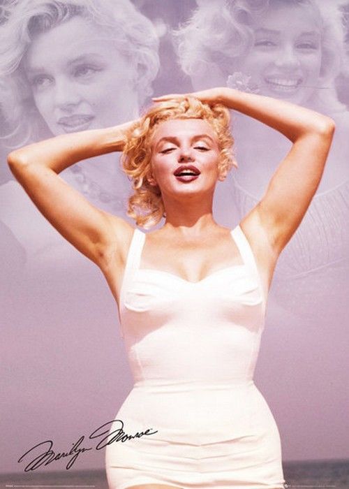 Marilyn Monroe - Collage - 61x91,5cm - Affiche / Poster - Cdiscount Maison