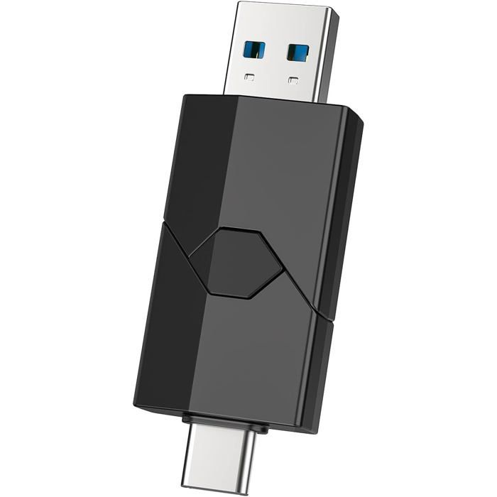 CLE USBZENATERRA-CLE USB-ZENATERRA-Clé USB 3.0 128Go double Type-C/USB ...