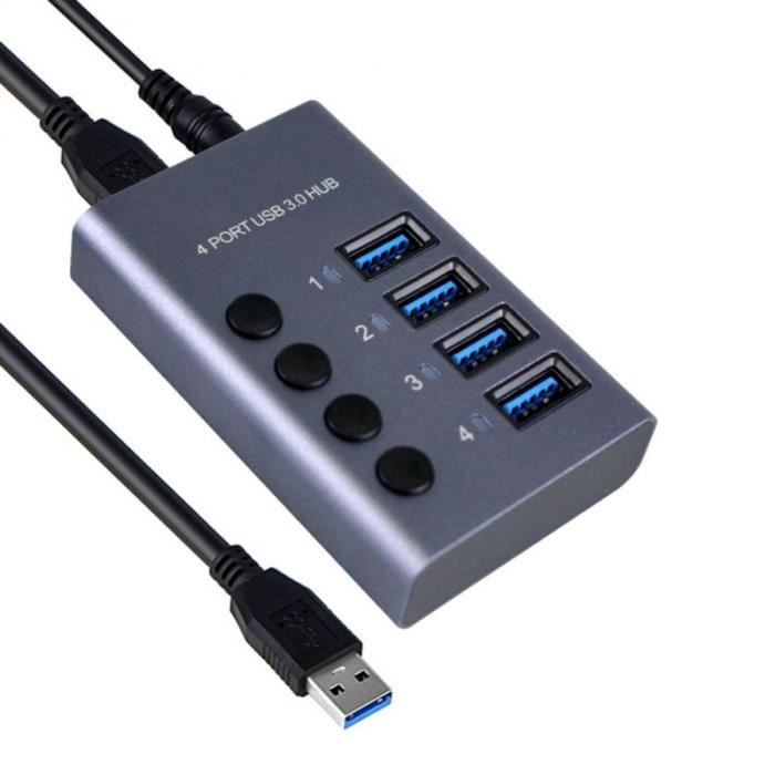 Type 1-Répartiteur USB à plusieurs ports pour la maison, concentrateur ...