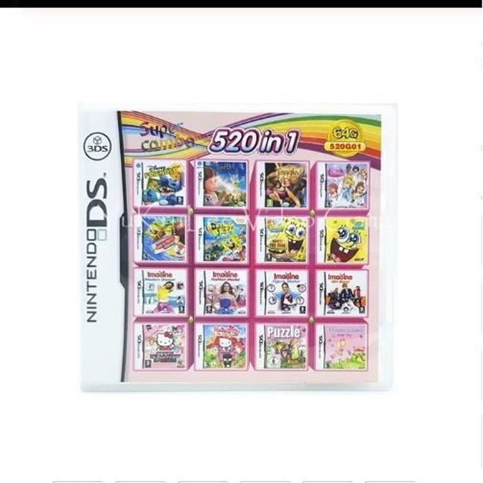 Carte de Jeu 520 en 1 - Nintendo DS/2DS/3DS - Expédition Rapide ...