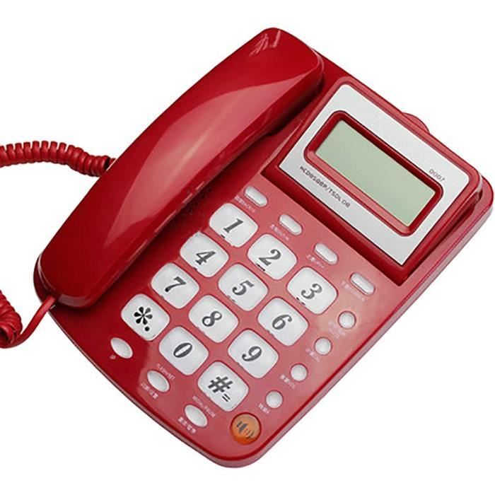 Téléphone Filaire De Bureau Avec Identification De L'Appelant, Système Double Dtm-Fsk ...