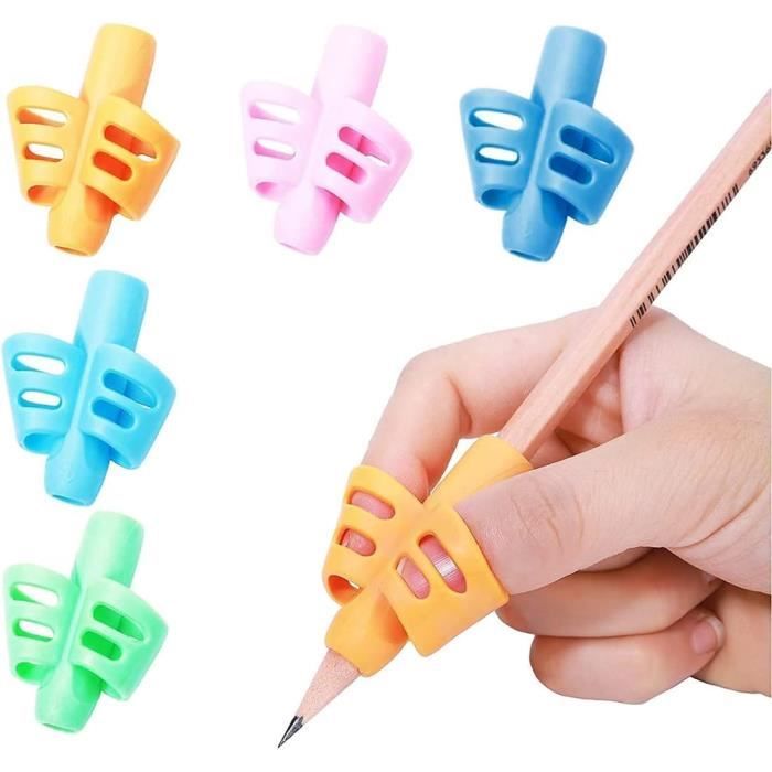 Bcfj 5 Pièces Aide Ecriture Enfant,Guide Doigt Enfant Silicone,Pencil ...