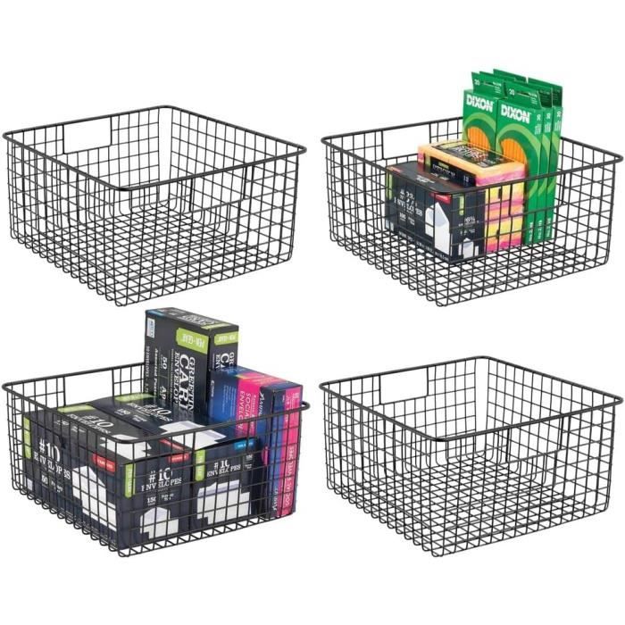 Rangement De Bureau Avec Poignées \ Boite De Rangement Pratique En ...