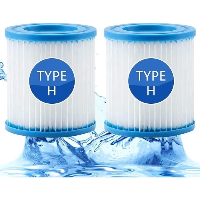 AJW-Filtres de piscine cartouche de filtre de spa de type H pour Intex ...
