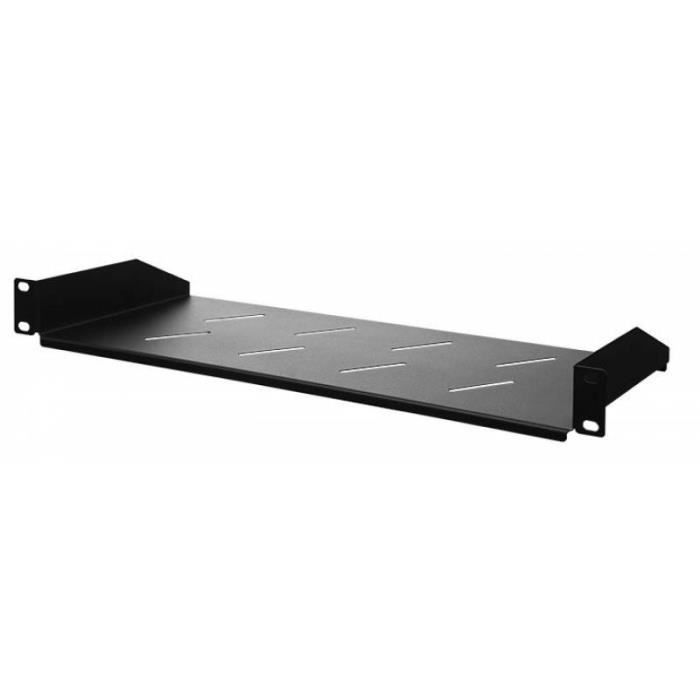 Rack Shelf 19" 1U 170mm Black - Cdiscount Informatique