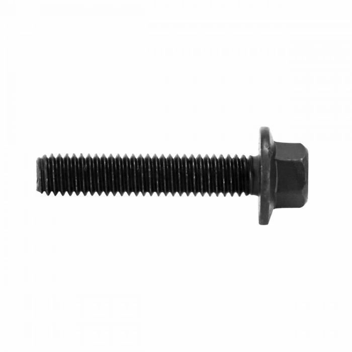 Vis 6 pans épaule - Acier - M6 x 25 mm - Noir - Zingué - Lot de 10 ...