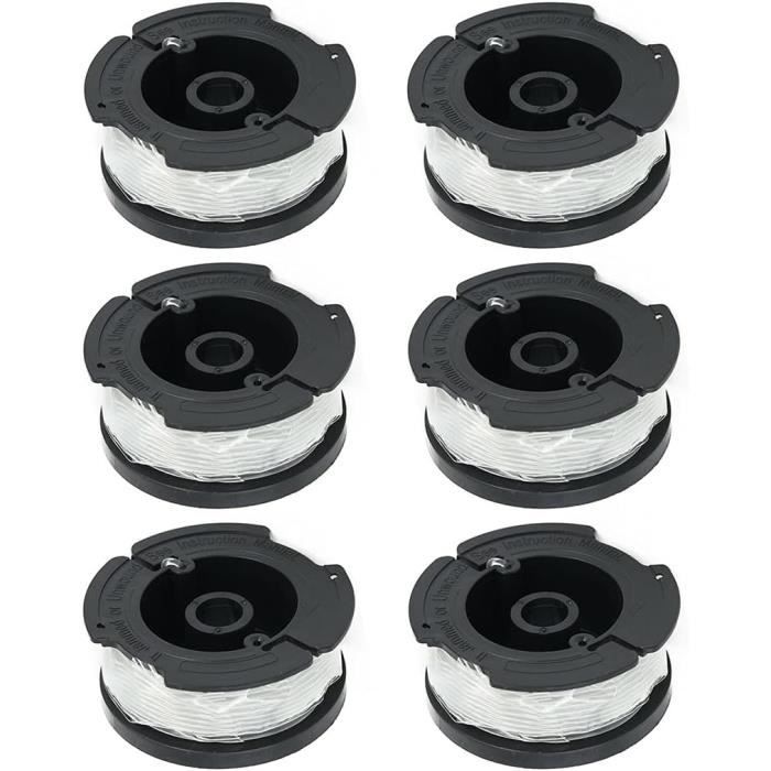 Lot de 6 bobines de fil en nylon pour tondeuse Reflex Remplace n° A6481 A6485 A1424 - Cdiscount ...