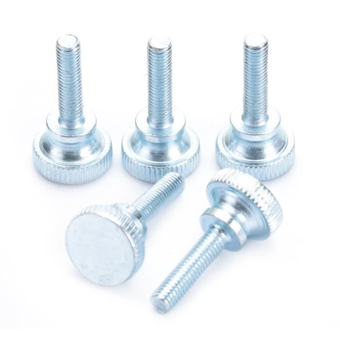 Cikonielf vis à tête moletée Vis moletée à tête haute à double poignée ...