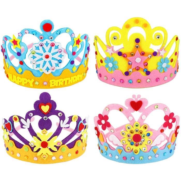Loisir Creatif - Limics24 - Kit Enfant Diy Couronne 4 Pièces Princesse ... Loisir Creatif - Limics24 - Kit Enfant Diy Couronne 4 Pièces Princesse ...