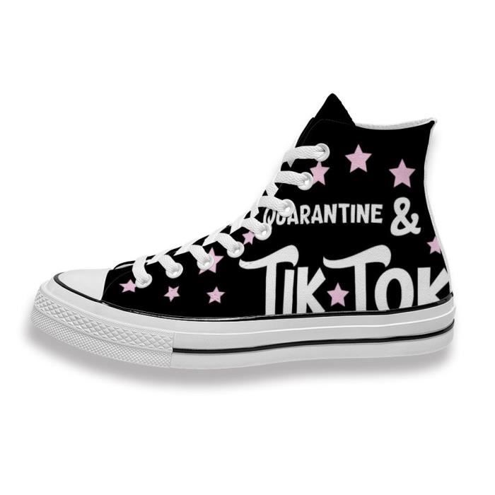 Baskets Quarantine Tik Tok Impression personnalisée Chaussures de skate ...