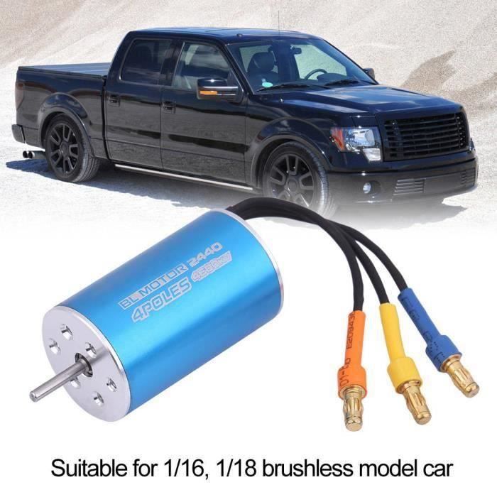 Dream-Hililand Moteur de voiture RC surpasser 2440 4600KV 4 pôles sans ...